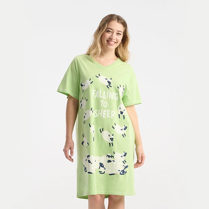 Women s Falling To Sheep Sleepshirt