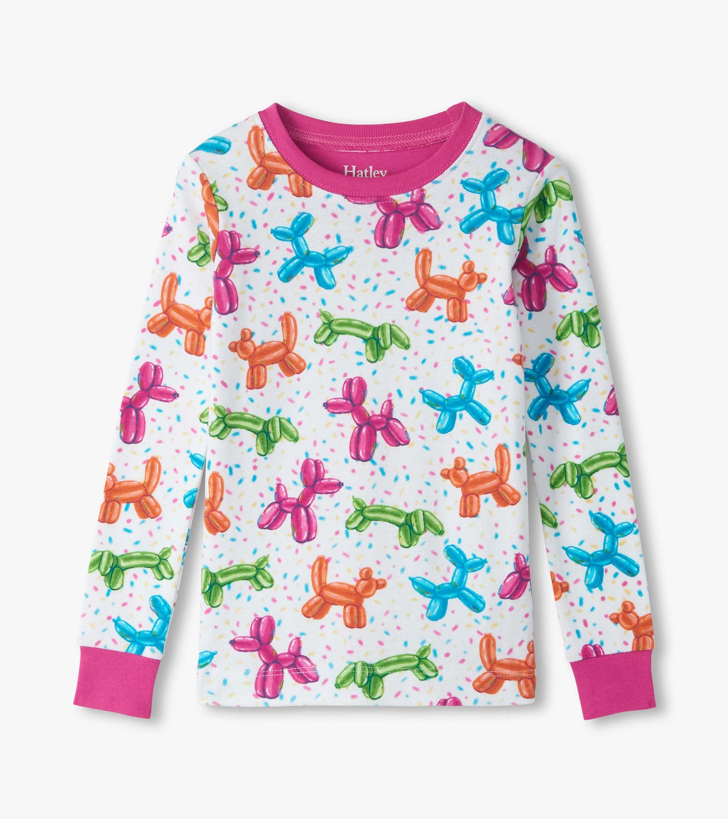 Girls Balloon Pets Cotton Pajama Set