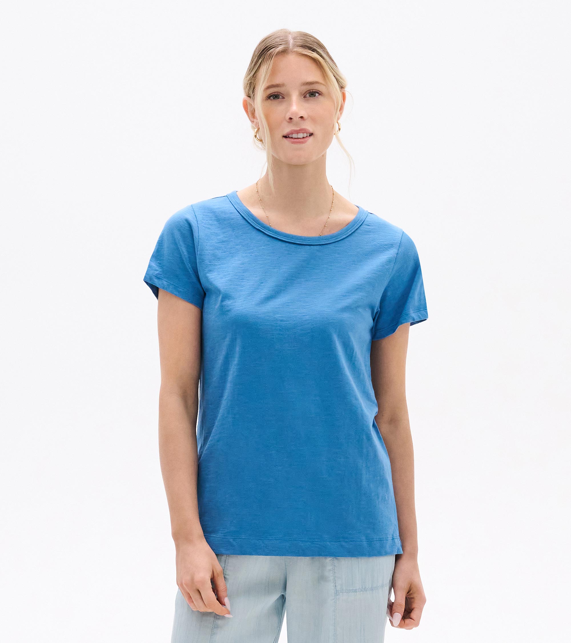 Essential Crew Neck Tee - Star Sapphire